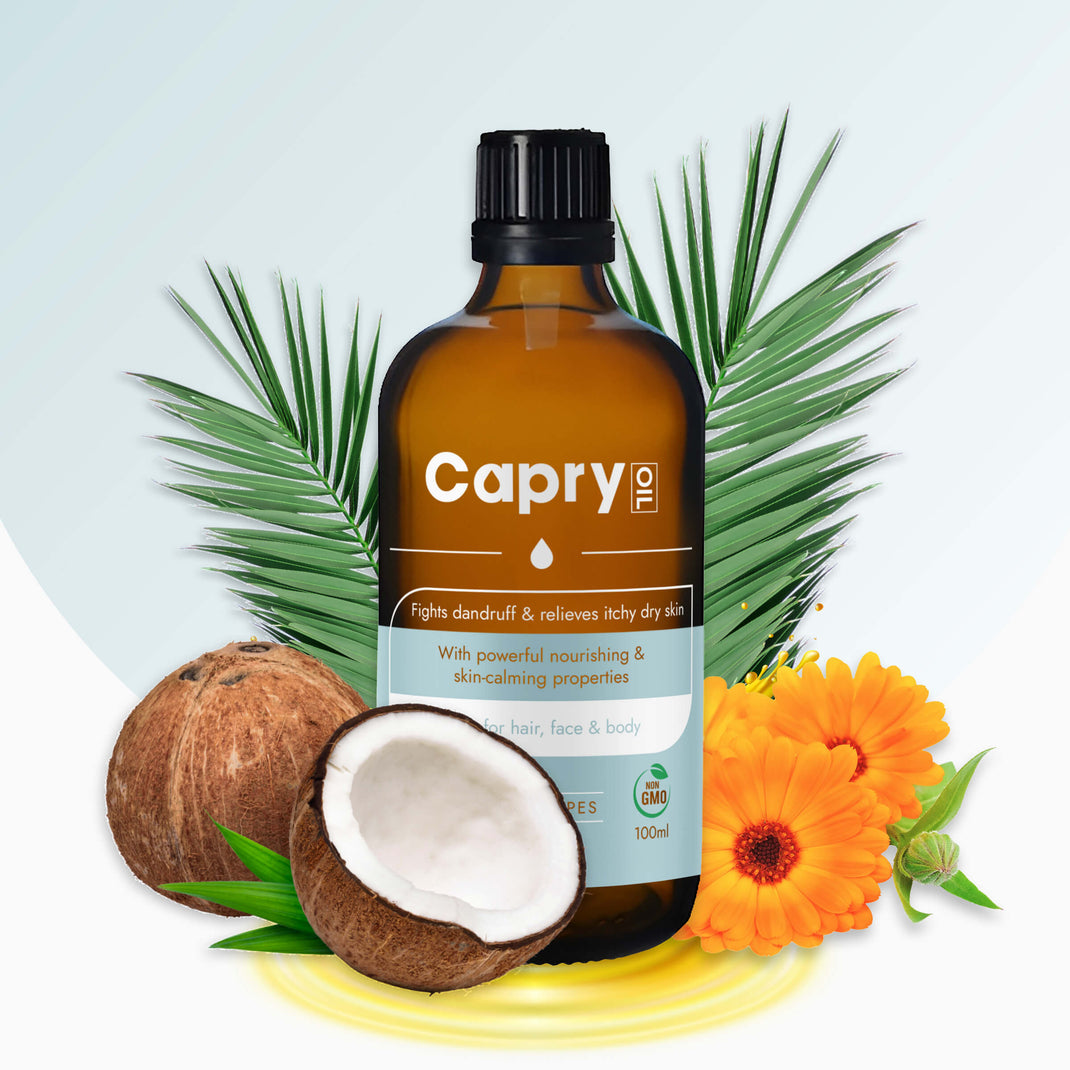 Beat dandruff & relieve itchy dry skin with Capry Oil – Capry Ltd